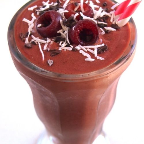Healthy 'Cherry Ripe' Smoothie - Vegan Sparkles with Rebecca Weller